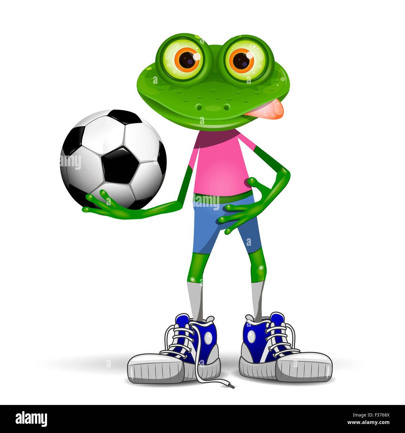 Soccer player frog hi-res stock photography and images - Alamy