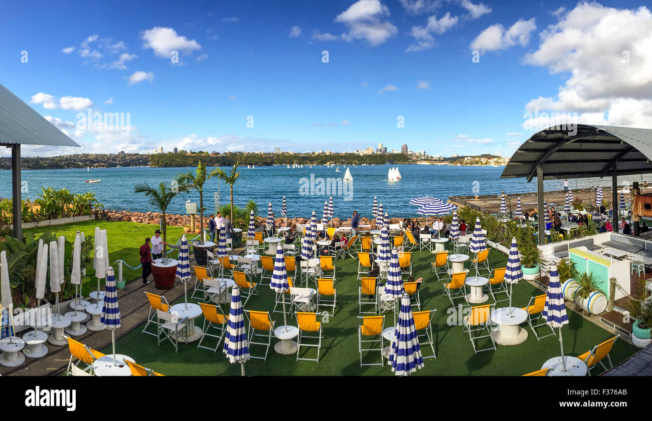 Cockatoo Island Bar, Sydney Australia Stock Photo - Alamy