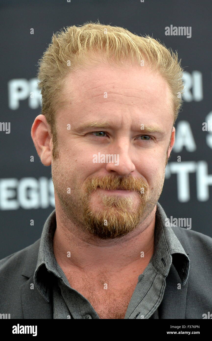 Ben Foster during "The Program" film premiere, Rome, Italy 29/09/2015 ...
