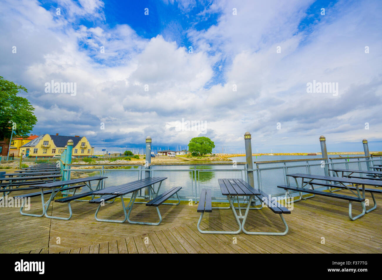 Harbour in Simrishamn, Sweden Stock Photo - Alamy