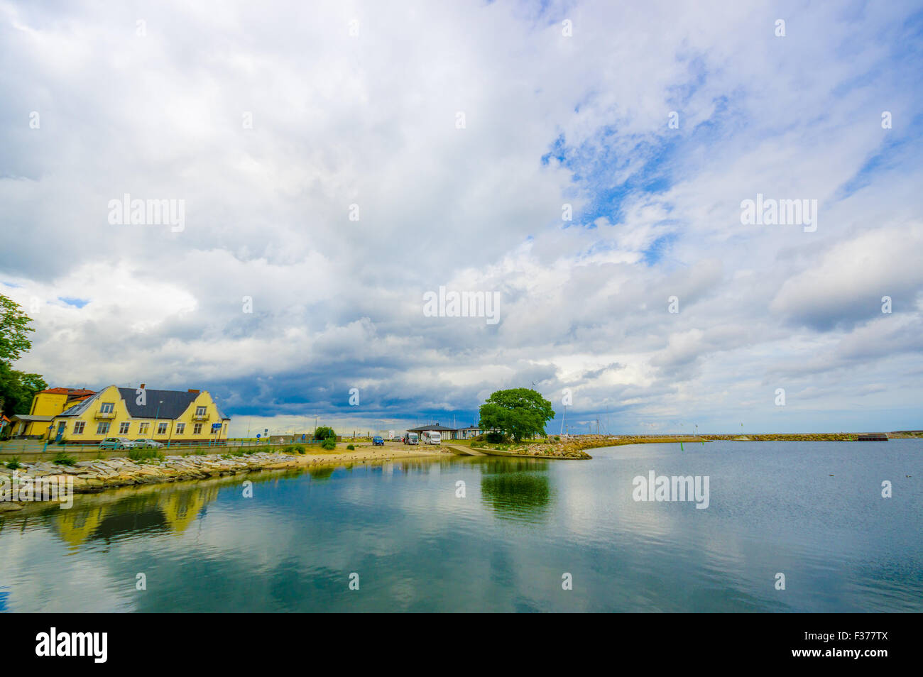 Harbour in Simrishamn, Sweden Stock Photo - Alamy