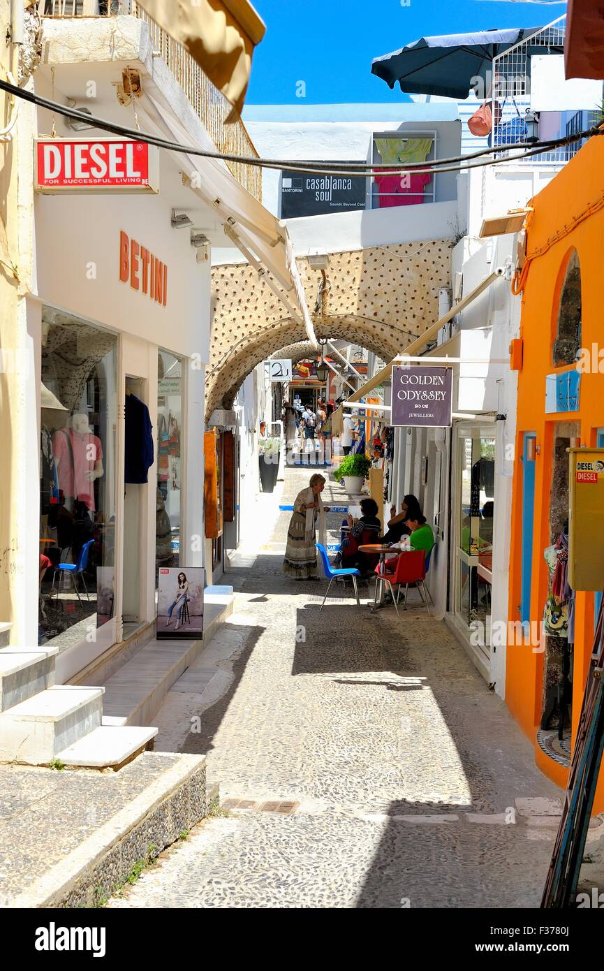Santorini Greece Shopping