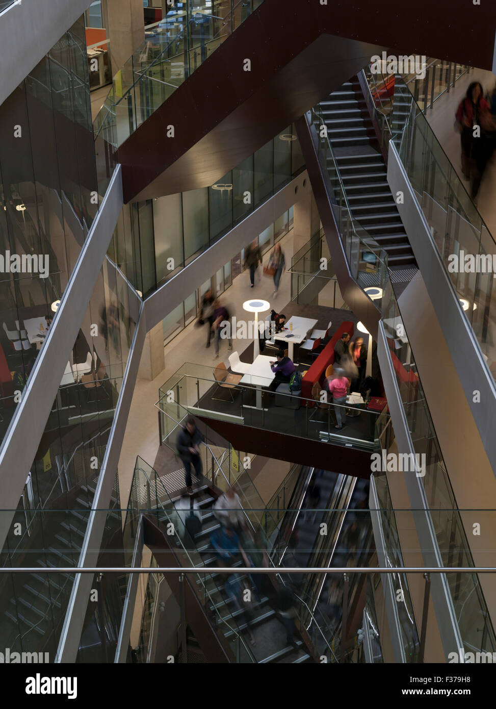 Atrium view down. Faculty of Engineering + Information Technology ...