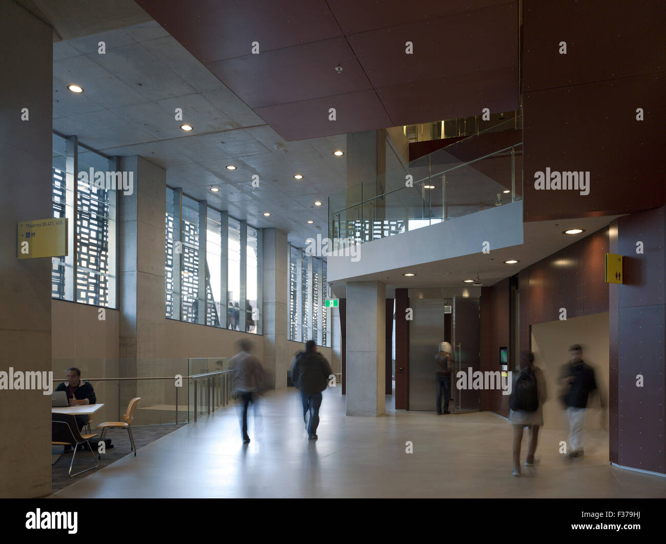 Lower level interior thoroughfare. Faculty of Engineering + Information ...