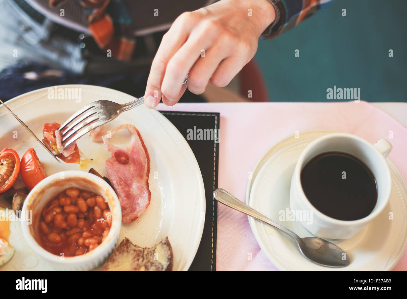 Full english breakfast hotel hi-res stock photography and images - Alamy