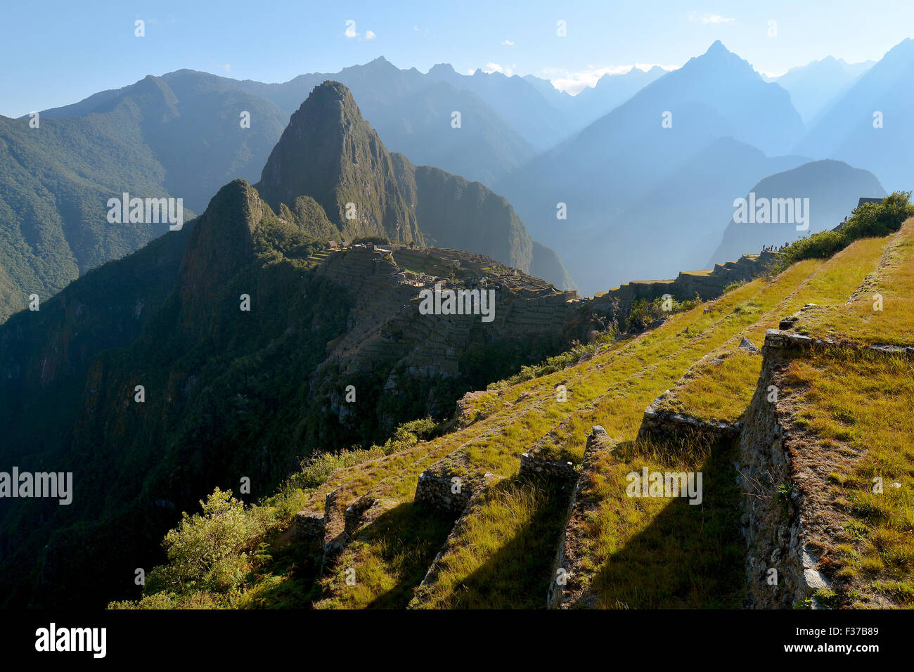 Machu picchu terraces hi-res stock photography and images - Alamy