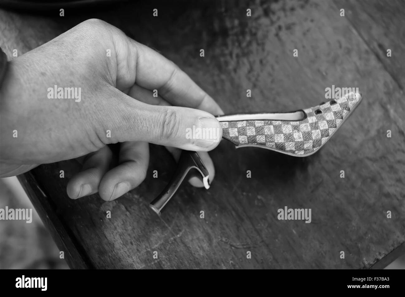 Lady heel Black and White Stock Photos & Images - Alamy