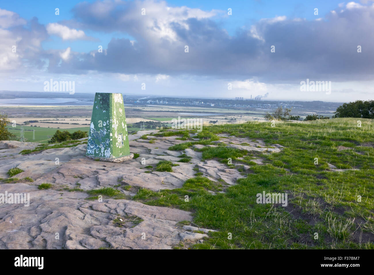 trig triangulation point Stock Photo - Alamy