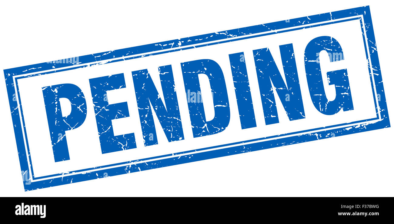 Pending square stamp grunge hi-res stock photography and images - Alamy