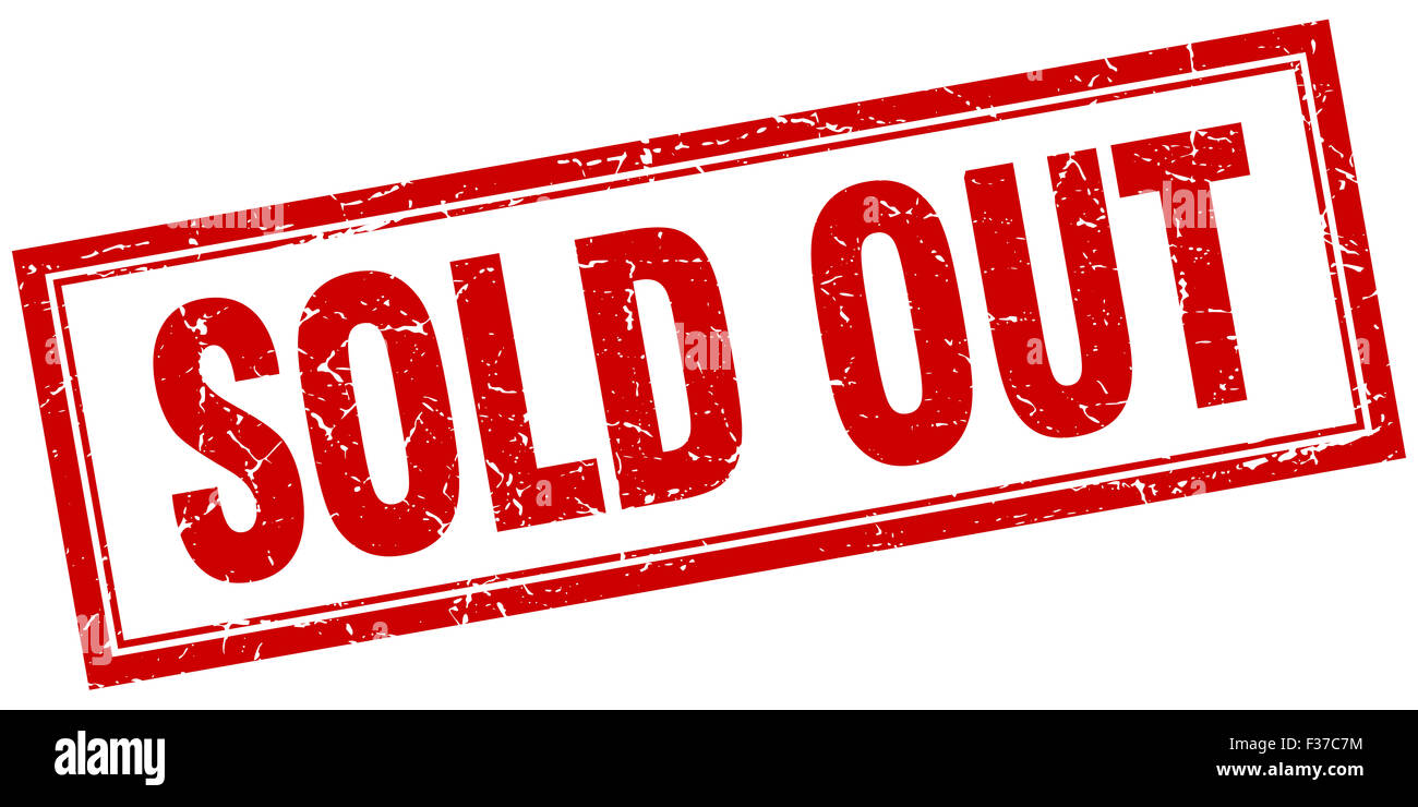 Sold out stamp square hi-res stock photography and images - Alamy