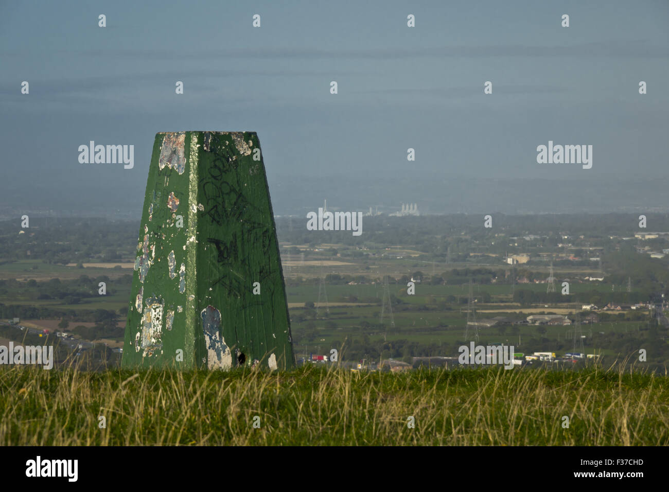 trig triangulation point Stock Photo - Alamy