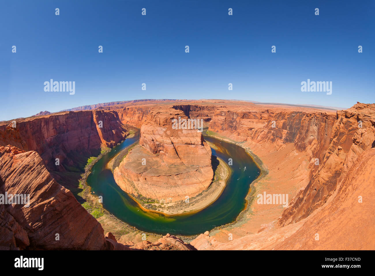 Horse shoe canyon Colorado river Stock Photo - Alamy
