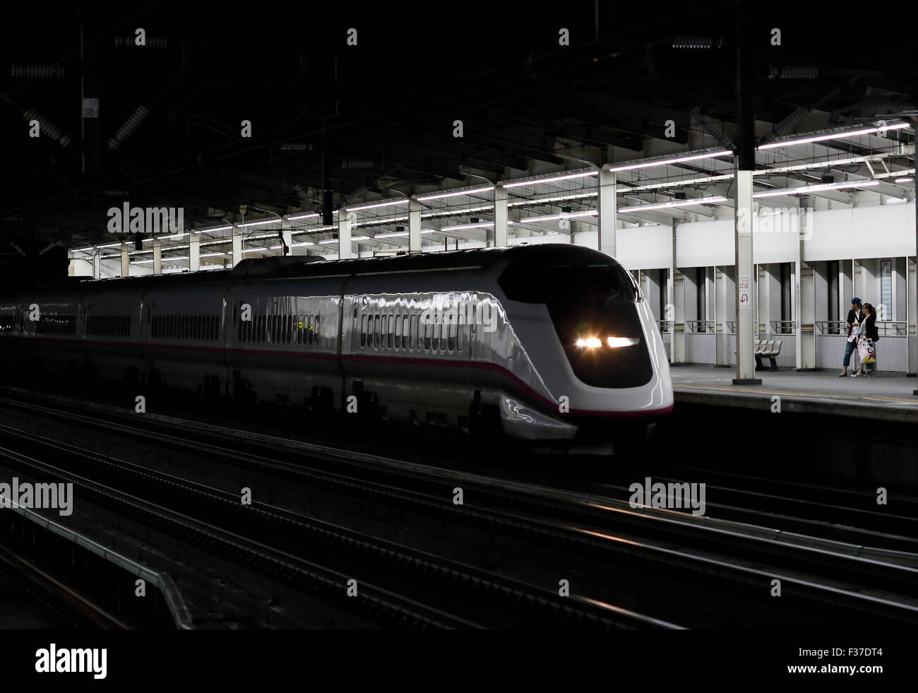 Bullet train night hi-res stock photography and images - Alamy