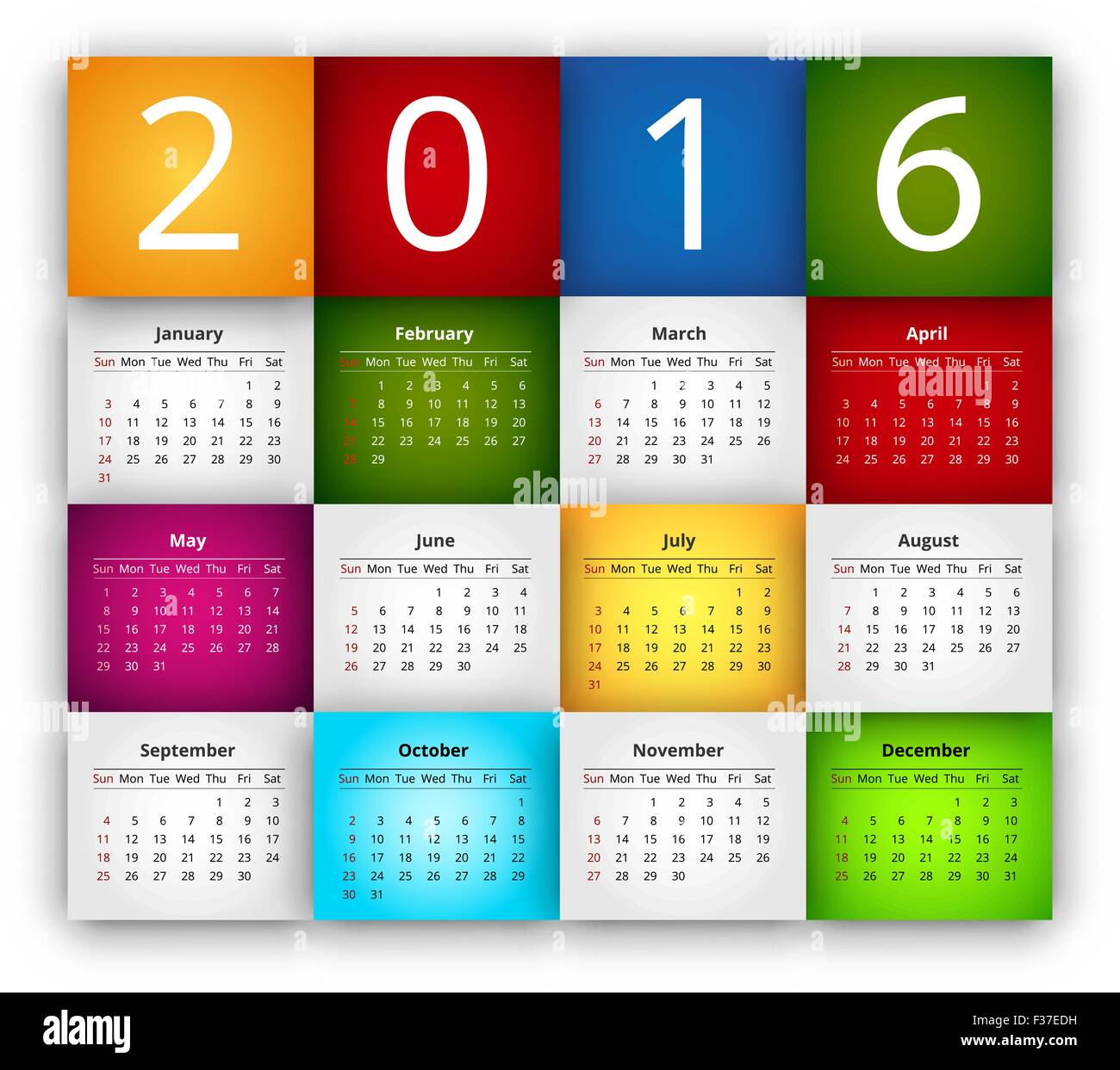 Calendar cover design hi-res stock photography and images - Alamy