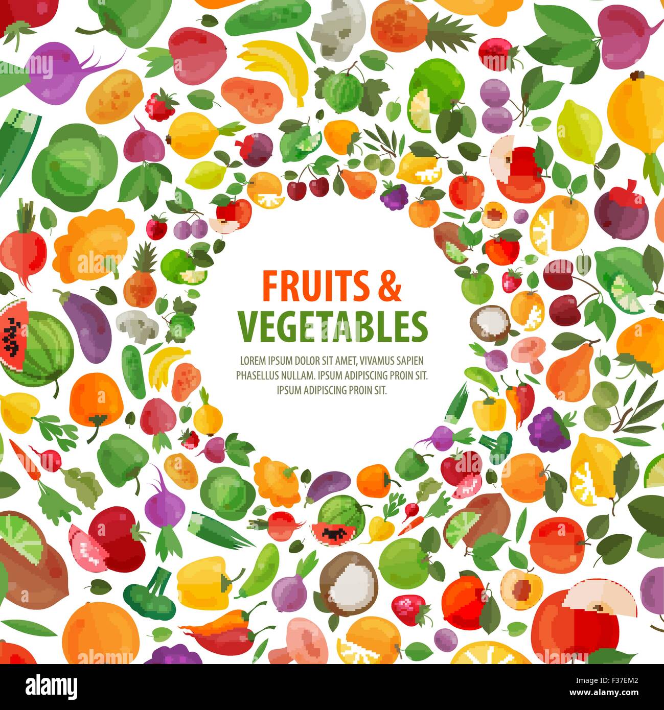 Vegetables Vector Logo