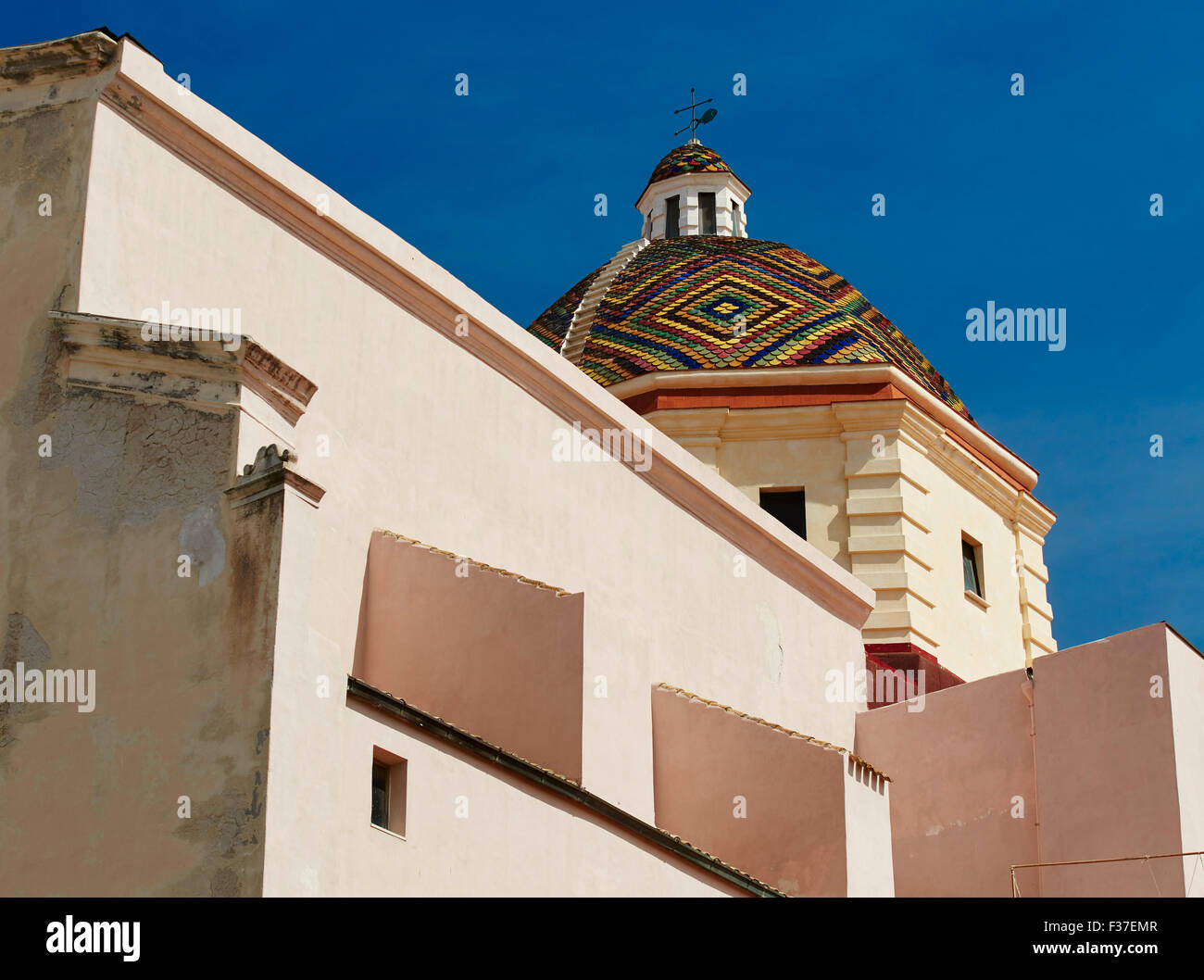 Church of San Michele, Alghero, Sardinia Stock Photo - Alamy