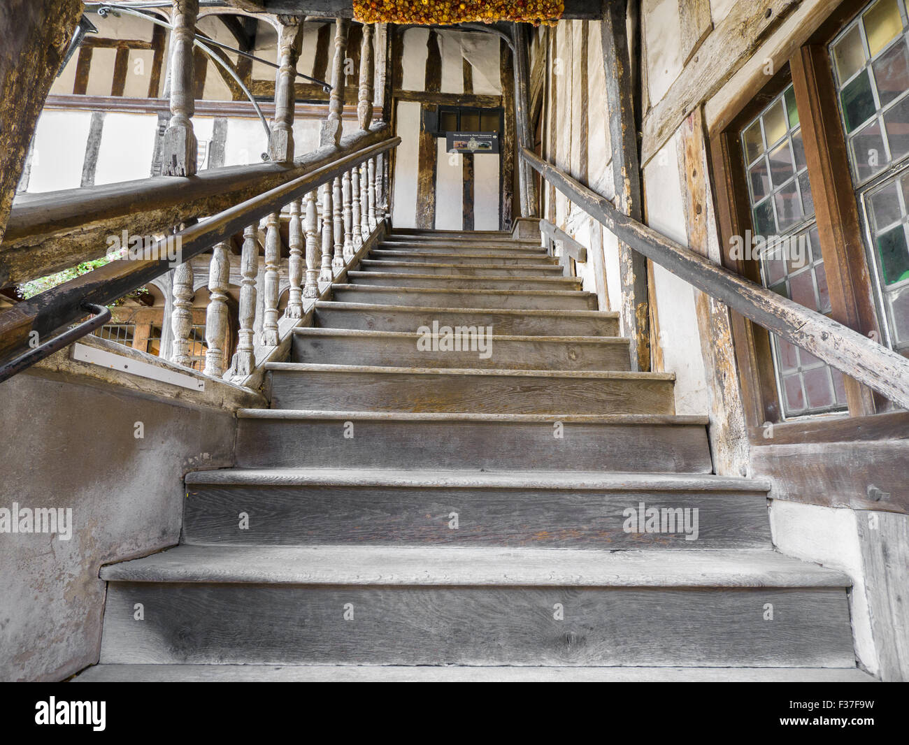 Built in the fourteenth and fifteenth centuries, this timber framed ...