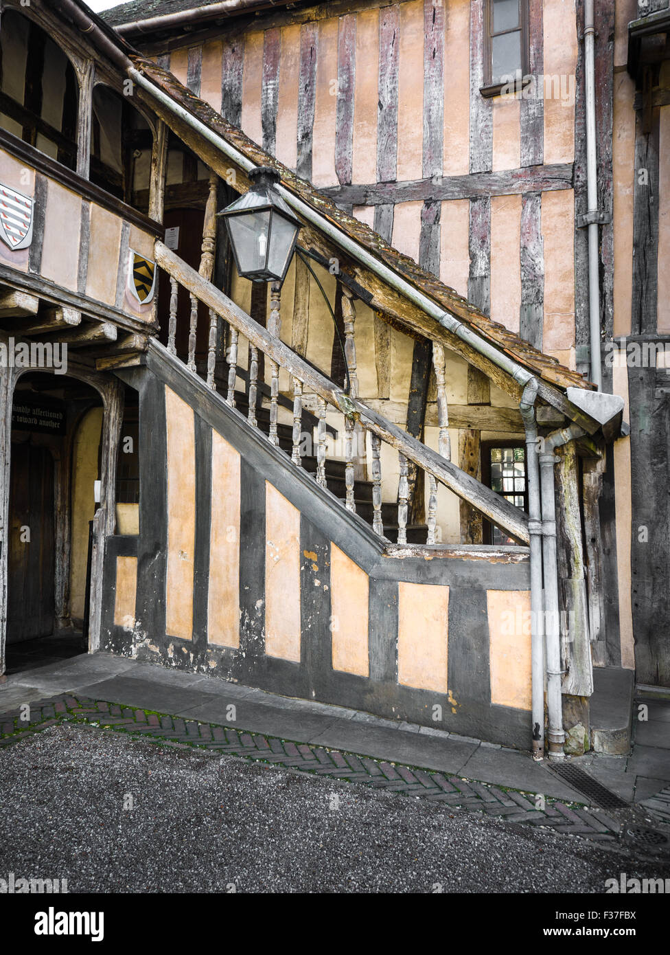 Built in the fourteenth and fifteenth centuries, this timber framed ...