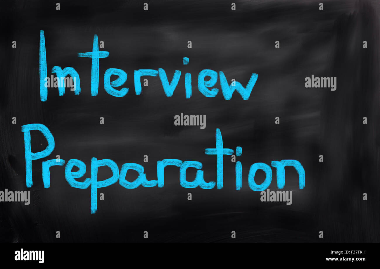 Interview Preparation Concept Stock Photo - Alamy