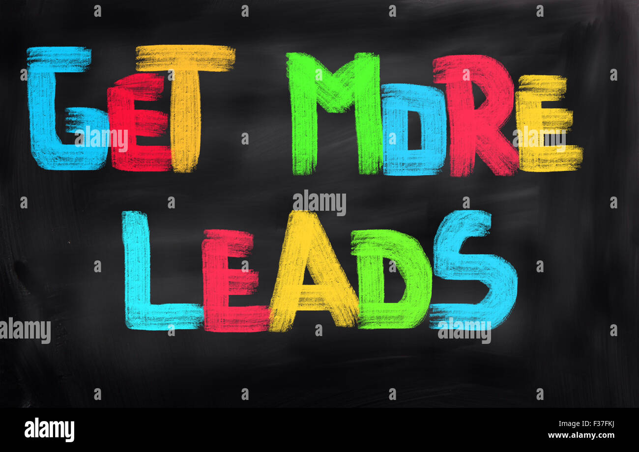 Get More Leads Concept Stock Photo - Alamy Get More Leads Concept Stock Photo - Alamy