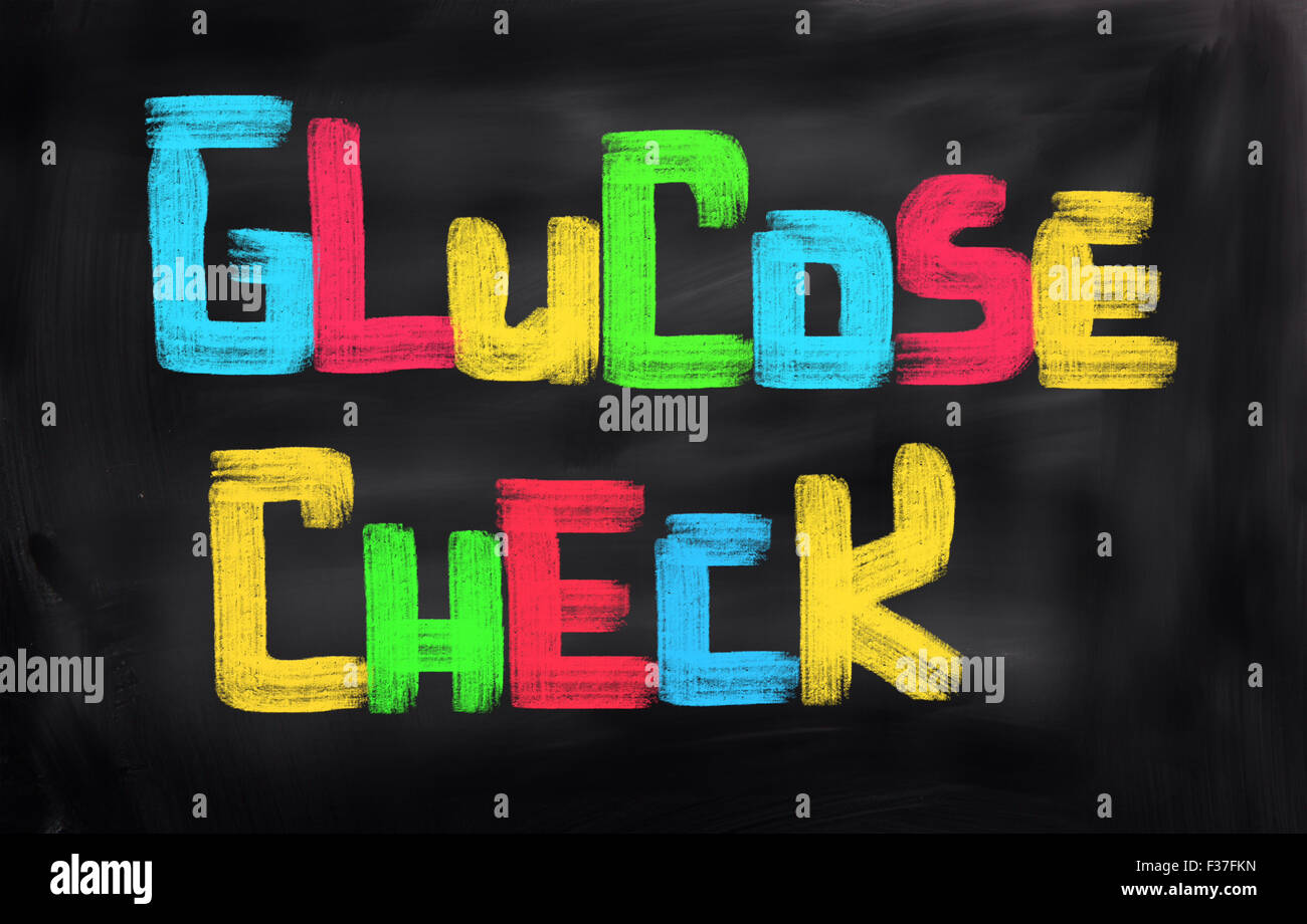 Glucose Check Concept Stock Photo - Alamy