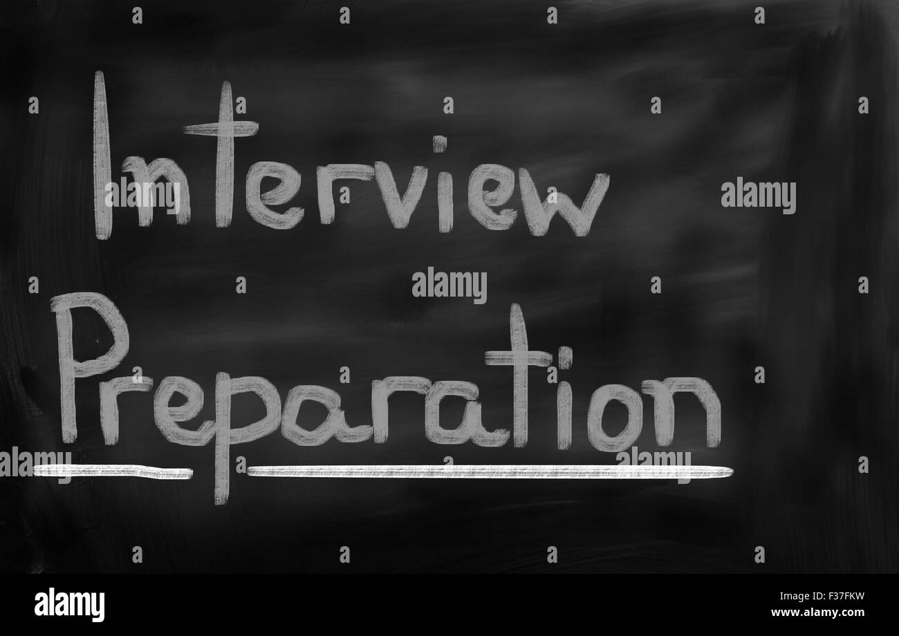 Interview Preparation Concept Stock Photo - Alamy