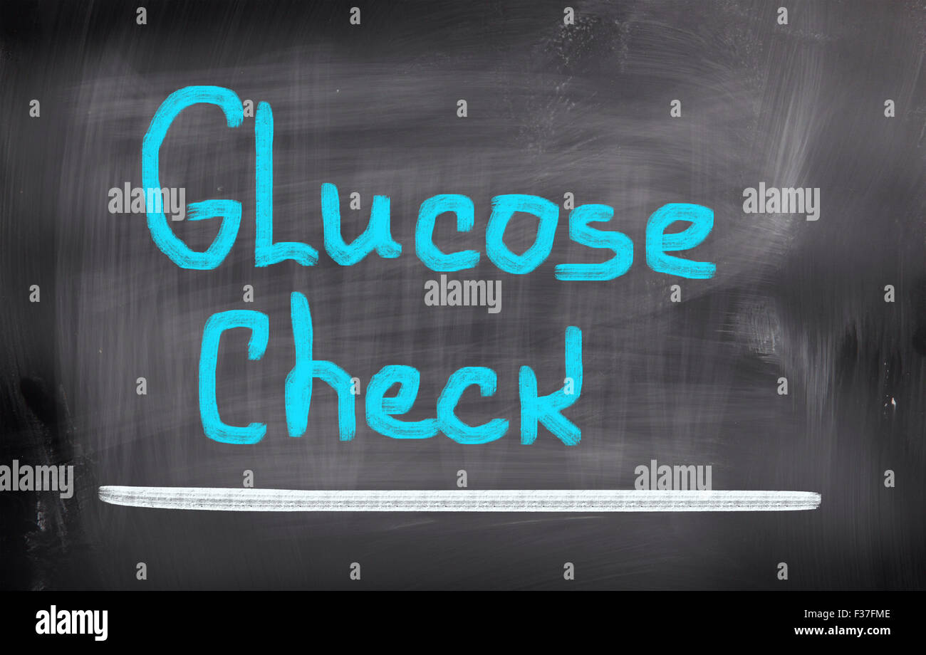 Glucose Check Concept Stock Photo - Alamy