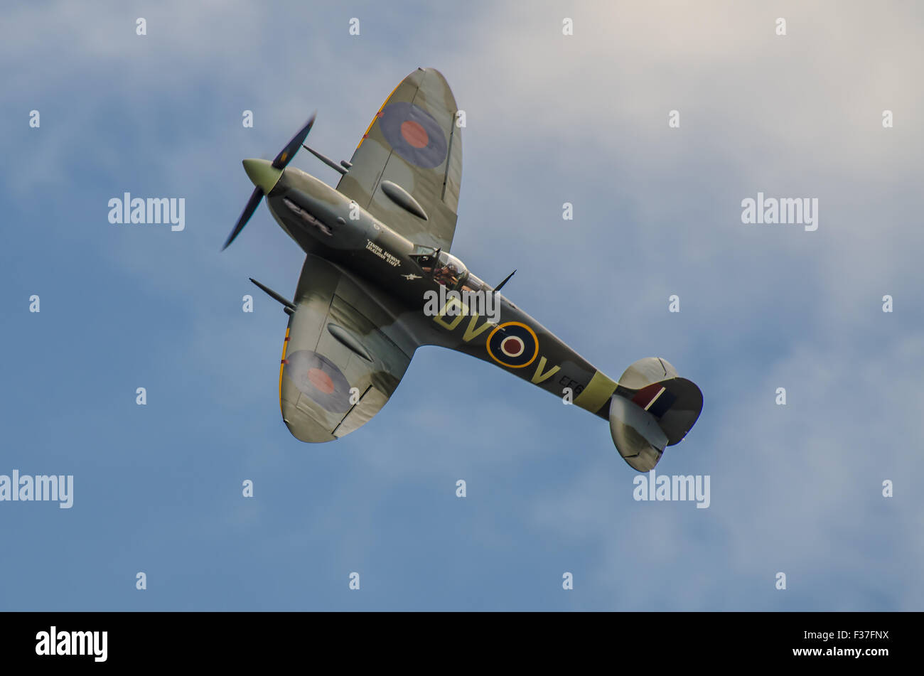 Spitfire V EE602 first flew in 1942 but was damaged later in the war ...