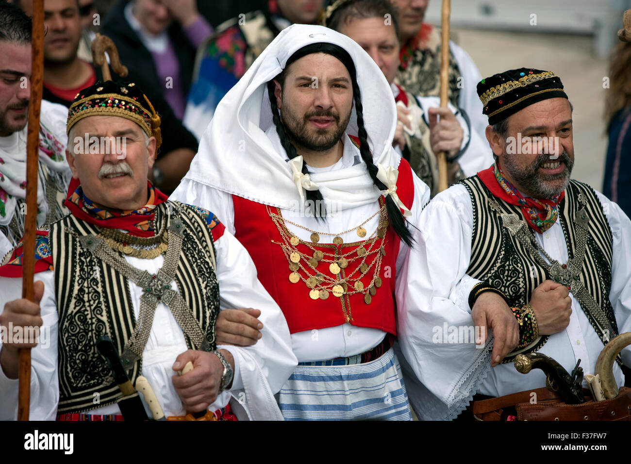 Vlach Wedding Bacchic rituals raditional customs. Co-fathers-in-law ...