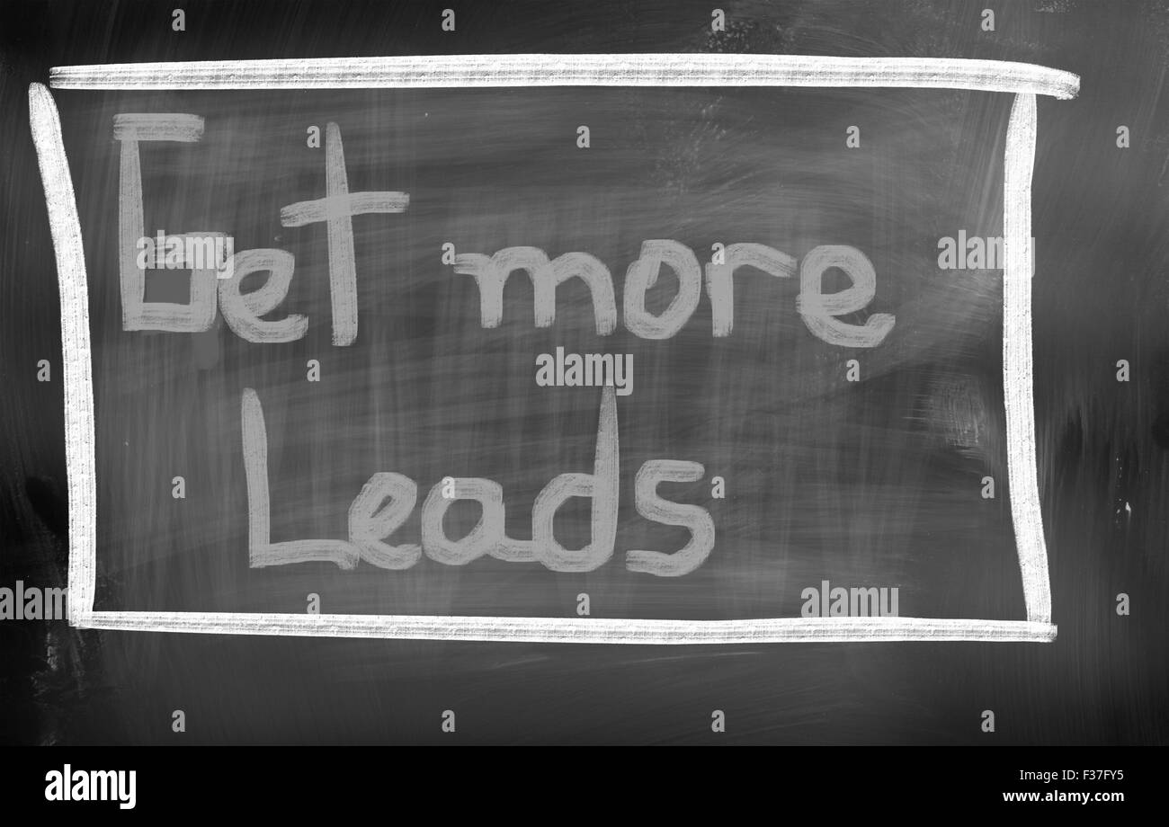 Get More Leads Concept Stock Photo - Alamy Get More Leads Concept Stock Photo - Alamy
