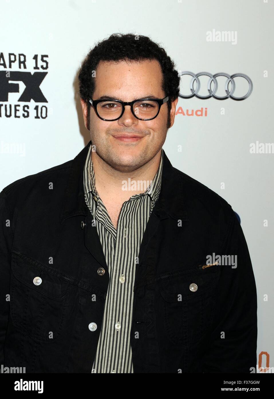 New York City, NY. USA. Josh Gad at the FX Networks Upfront Premiere ...