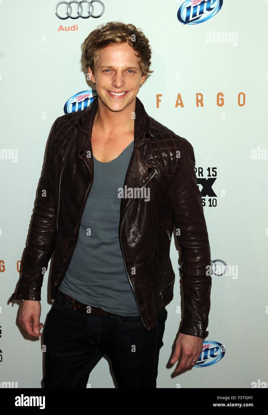 New York City, NY. USA. Chris Geere at the FX Networks Upfront Premiere ...