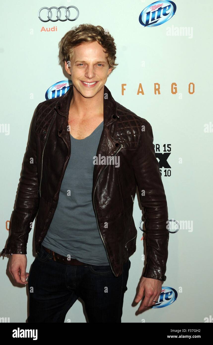New York City, NY. USA. Chris Geere at the FX Networks Upfront Premiere ...