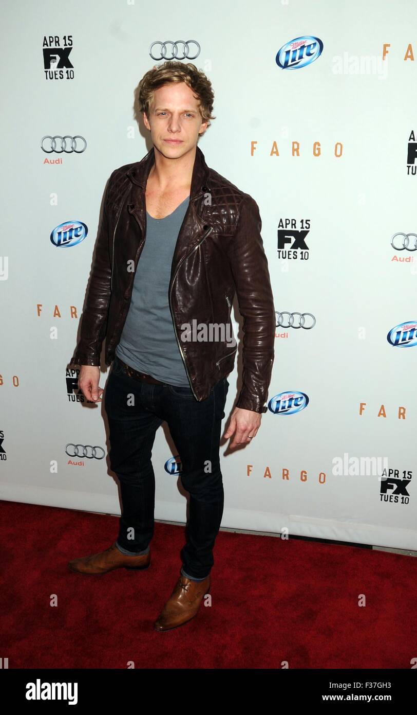 New York City, NY. USA. Chris Geere at the FX Networks Upfront Premiere ...
