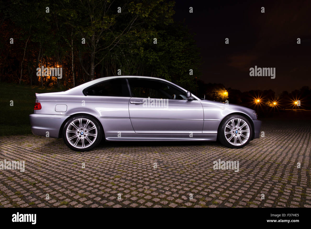 BMW Light Painting Stock Photo - Alamy