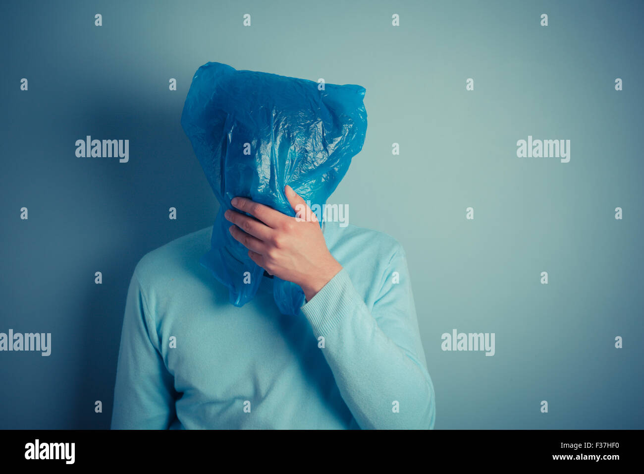 Plastic bag suffocation hi-res stock photography and images - Alamy