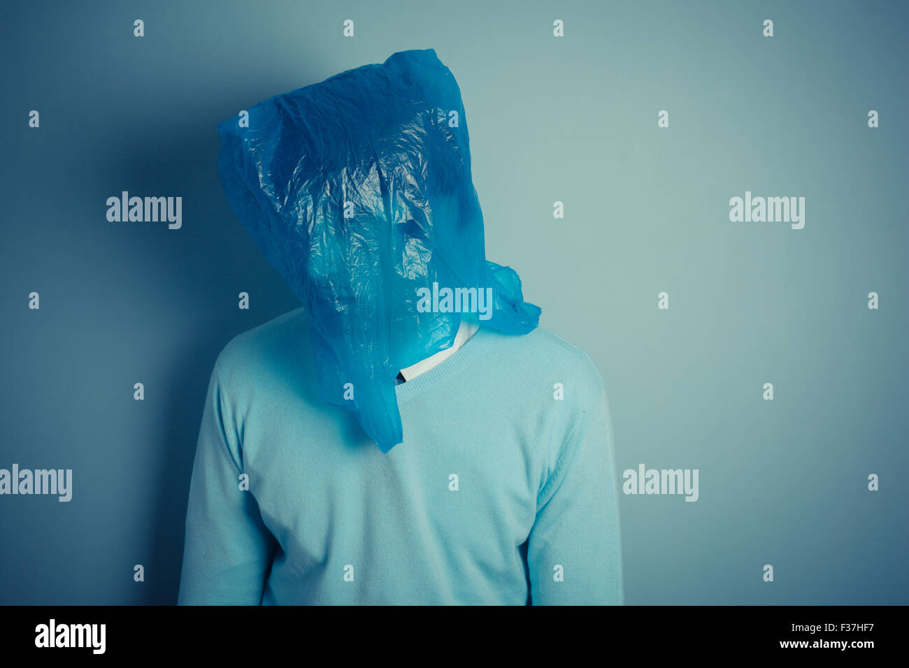 Plastic bag suffocation hi-res stock photography and images - Alamy