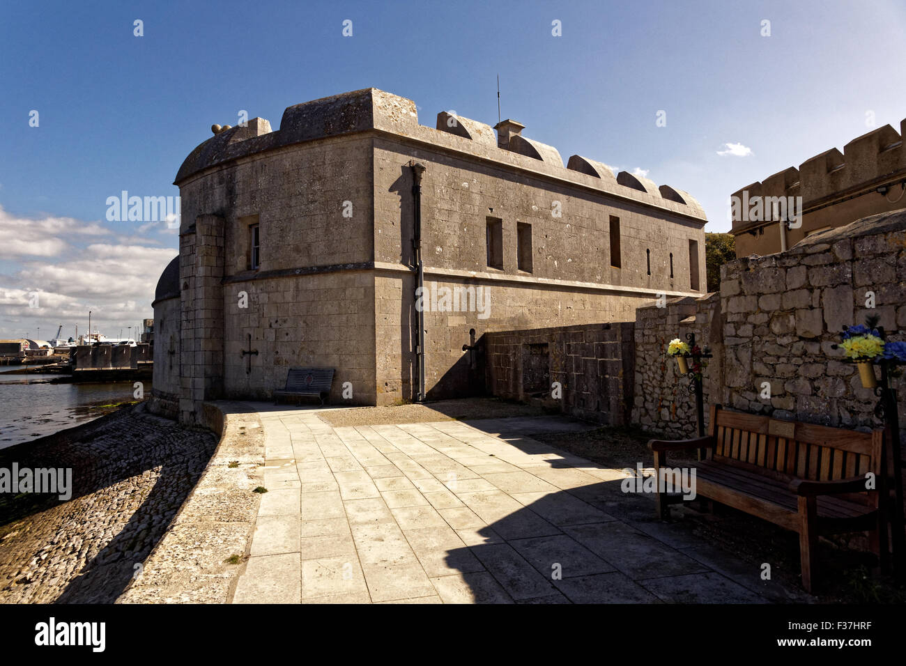 Portland Castle on Portland Bill Stock Photo - Alamy