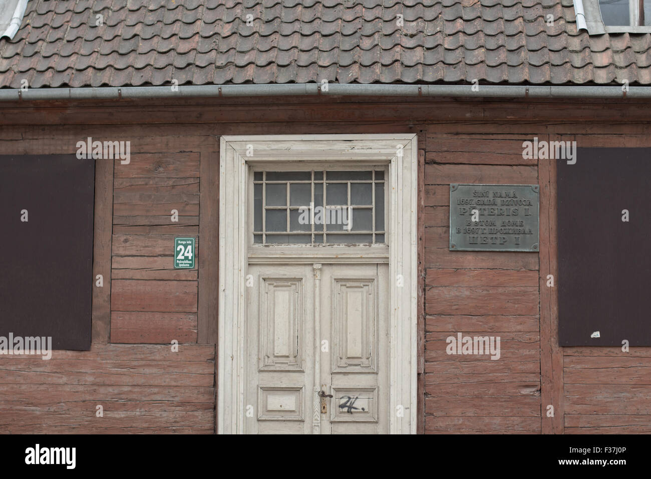 Peter the first stayed at this house Stock Photo - Alamy