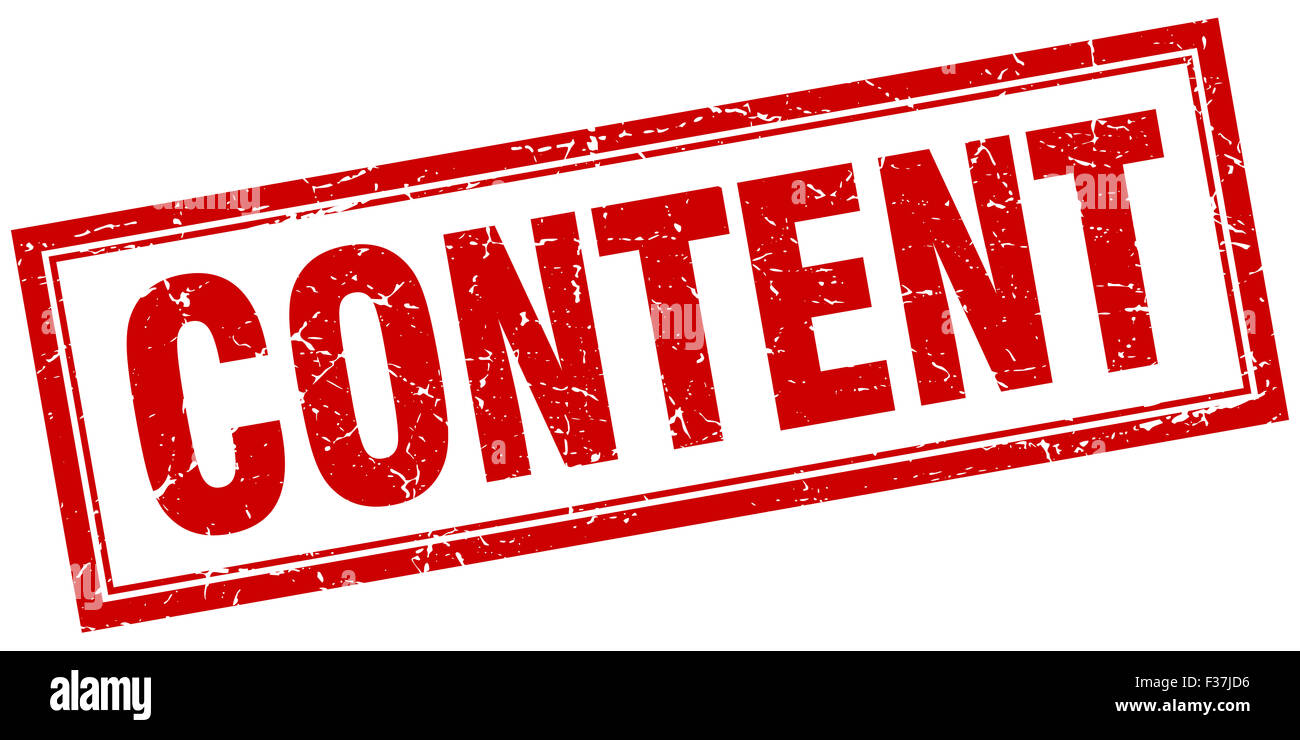 content red square grunge stamp on white Stock Photo - Alamy