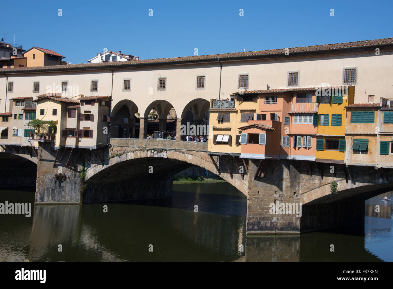 Ponte Vecchio Bridge, Old Bridge, Florence, Tuscany Italy Stock Photo ...