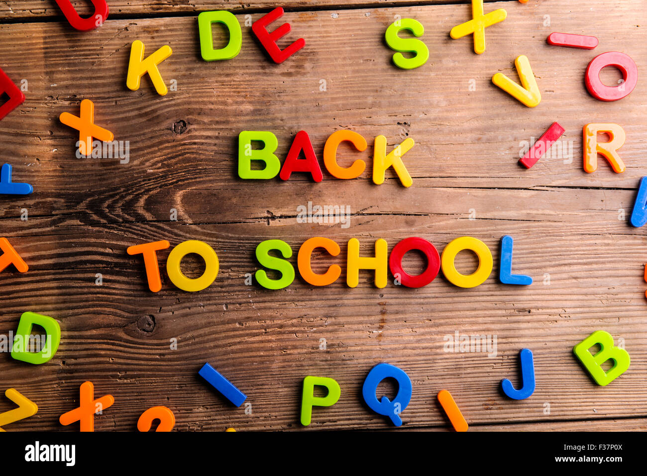 Back to school composition Stock Photo - Alamy