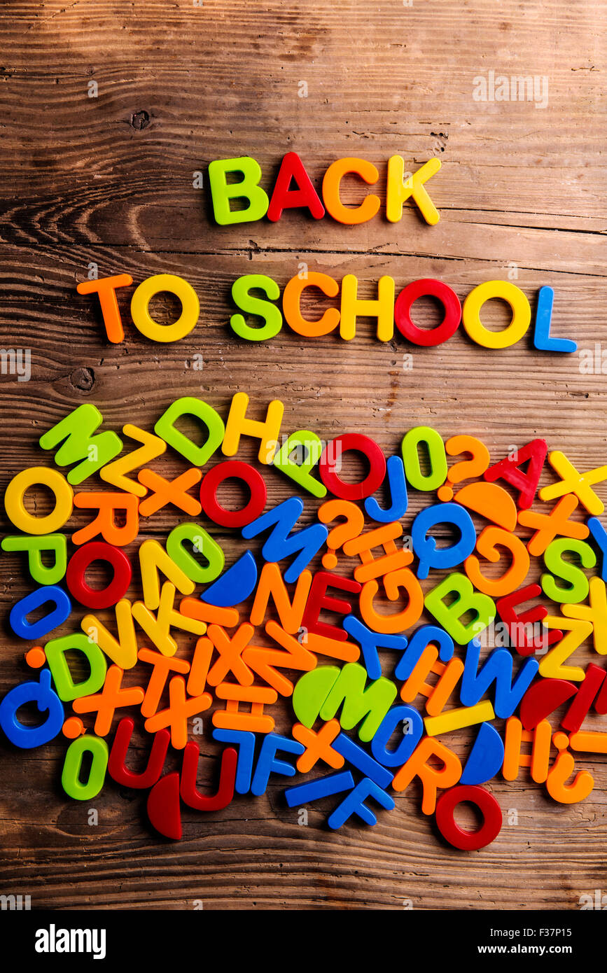 Back to school composition Stock Photo - Alamy