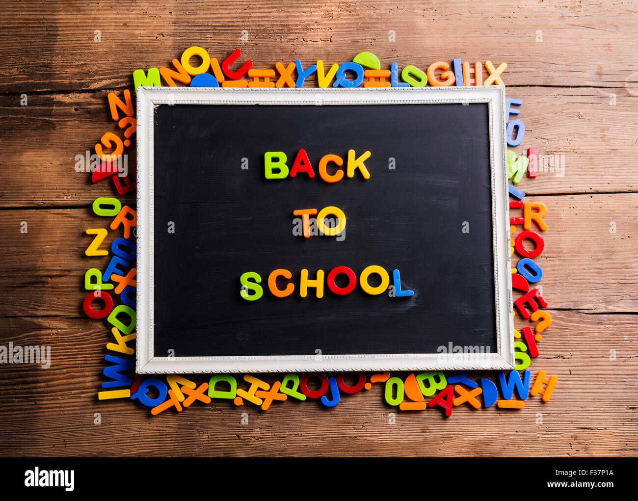 Back to school composition Stock Photo - Alamy