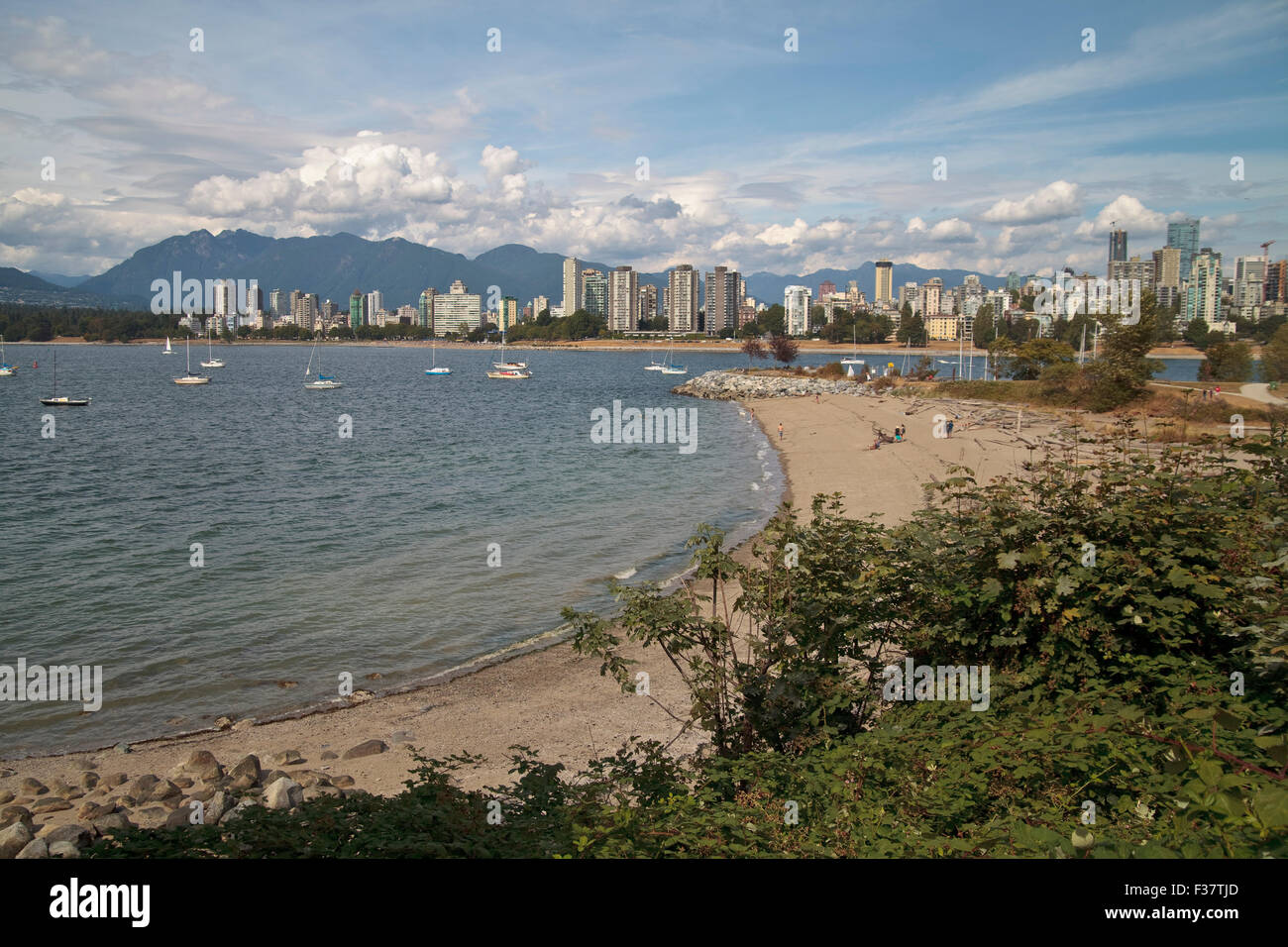 Kitsilano beach vancouver british columbia hi-res stock photography and ...