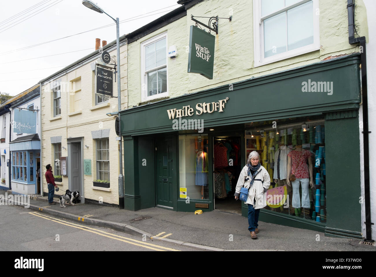 White Stuff clothes shop Padstow Cornwall UK Stock Photo - Alamy