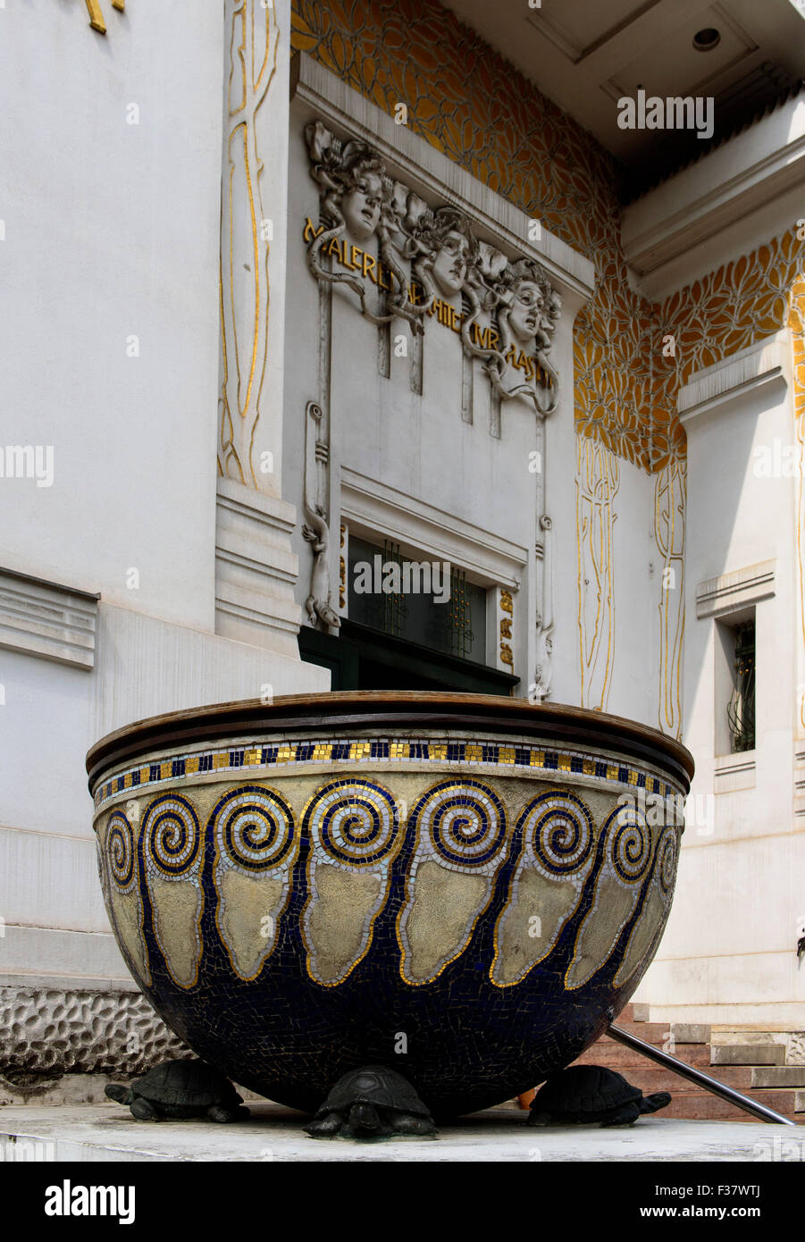 building, of Vienna Secession built by Joseph Maria Olbrich, Vienna ...