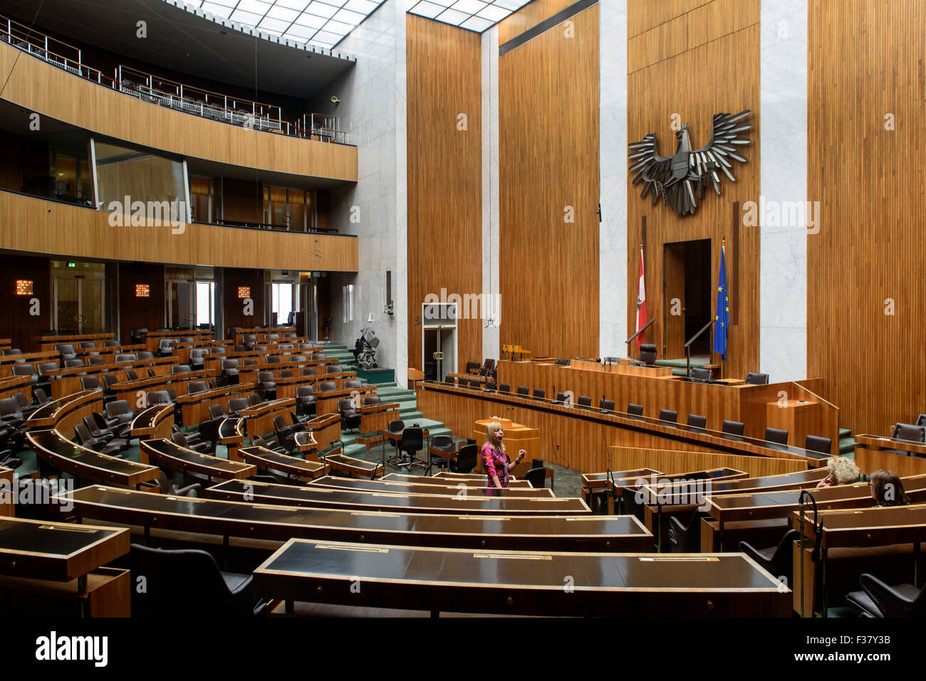 Assembly Hall of the Parliament, Vienna, Austria Stock Photo - Alamy