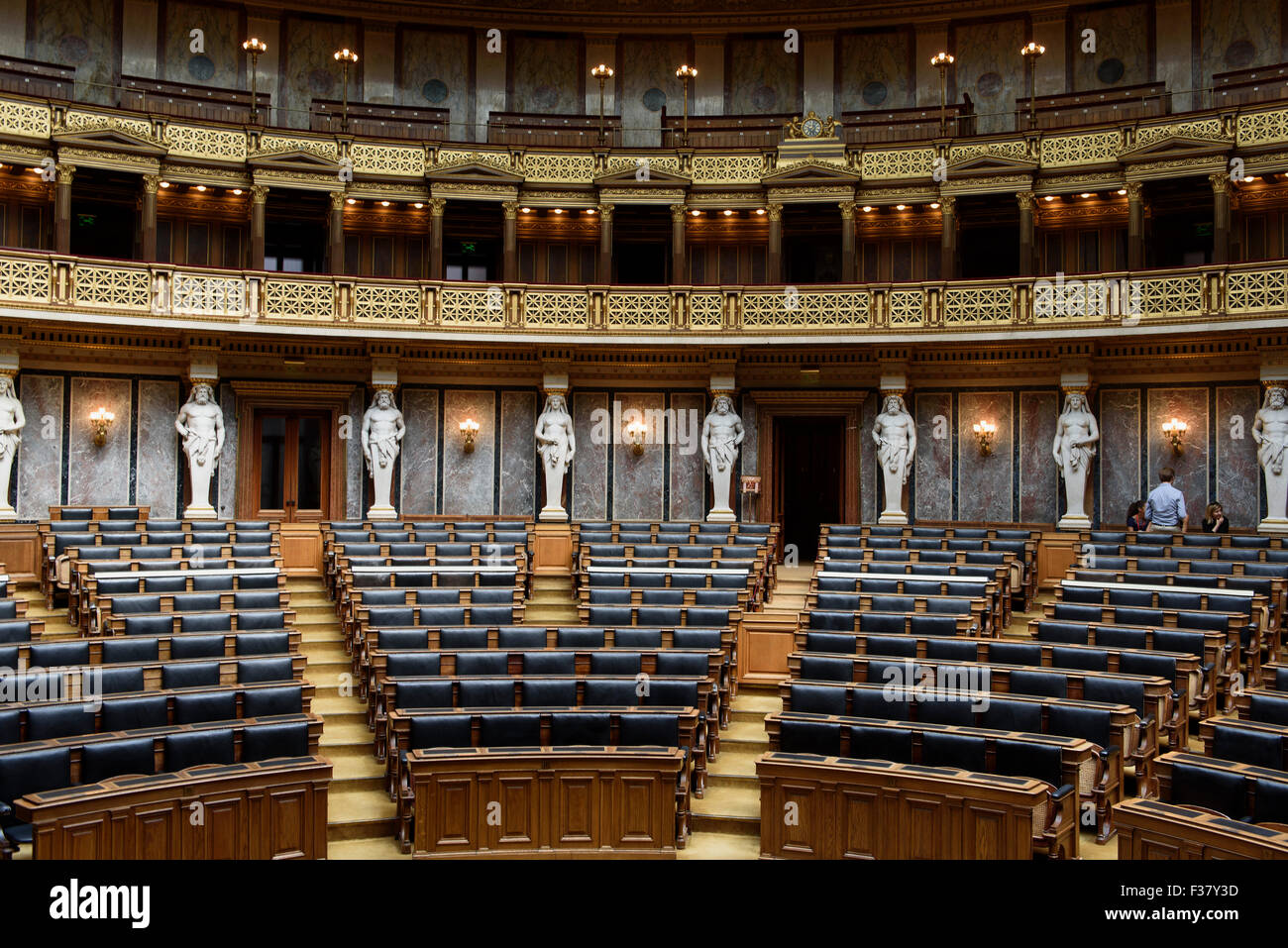 Historical Assembly Hall of the Parliament, Vienna, Austria, world ...