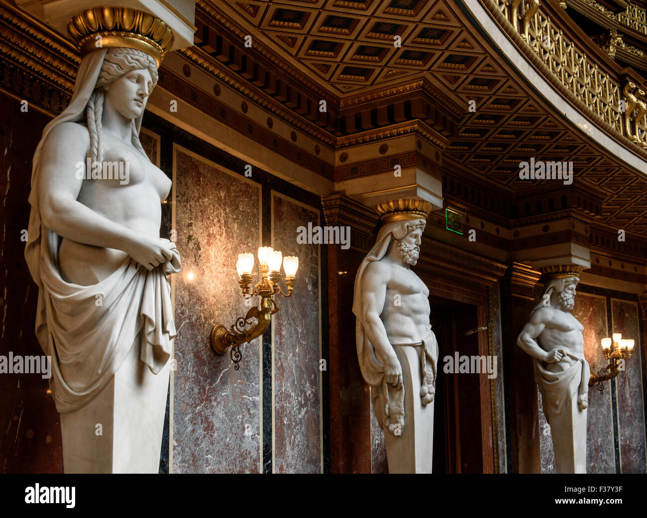 Historical Assembly Hall of the Parliament, Vienna, Austria, world ...